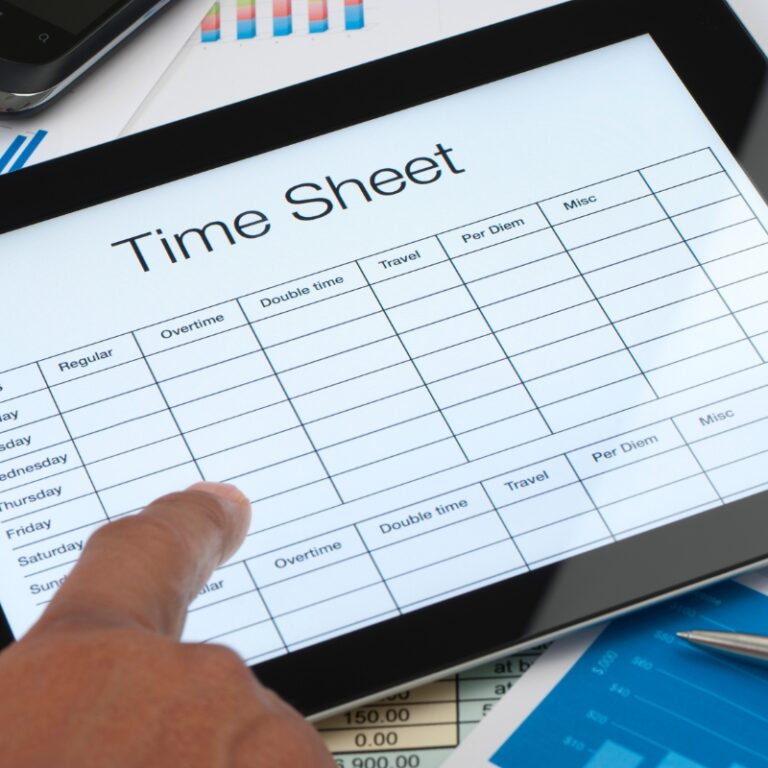 Timesheet Template – HR In Health